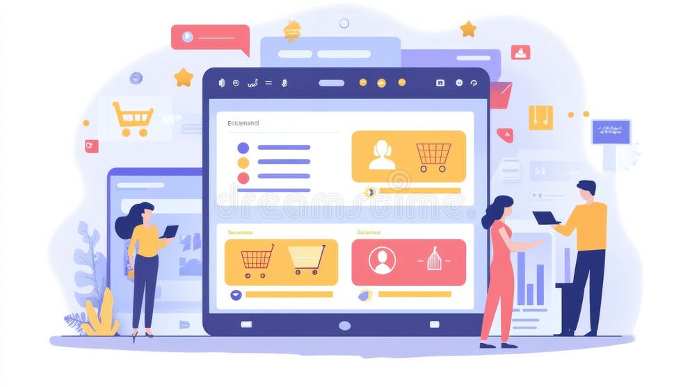 Interactive E-commerce Interface Showcasing Product Ratings, Customer ...