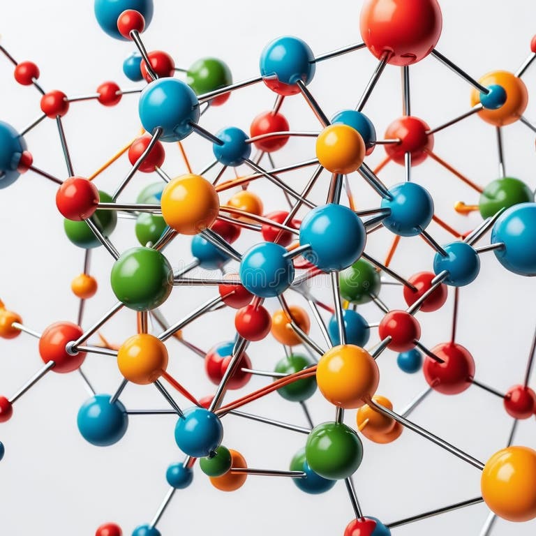 Interactive Educational Atom Model Toy Background Ideal for Science ...