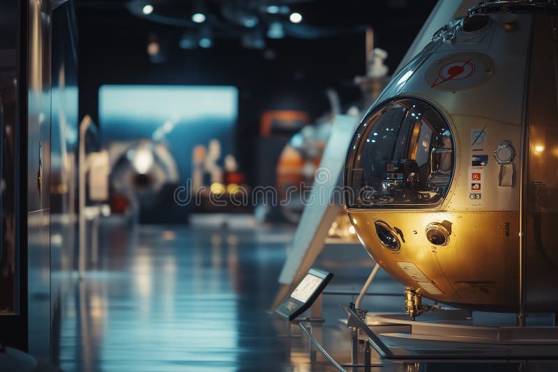 Interactive Exhibit Displays Spacecraft Models in a Modern Space ...