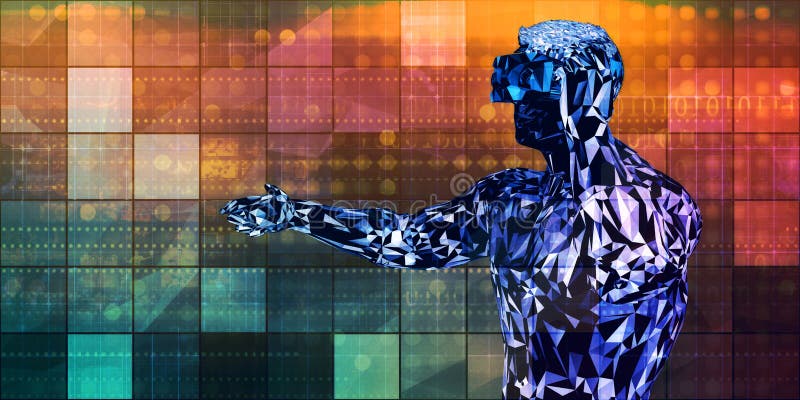 Interactive Experience stock illustration. Illustration of ...