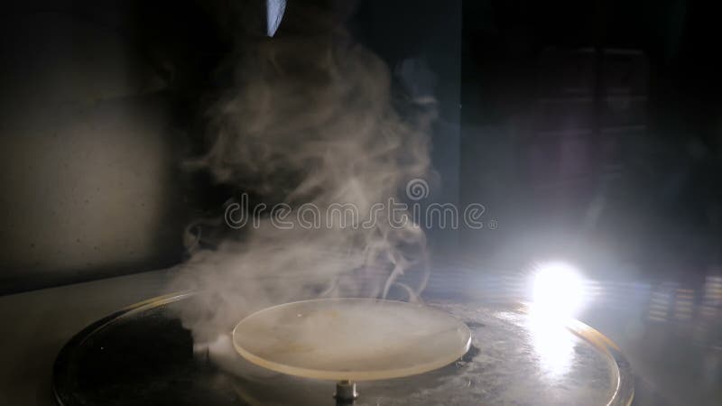 Close Up View - Portable Smoke Tornado Machine Stock Video - Video of ...