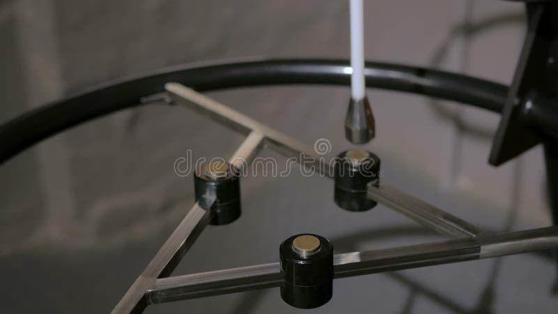 Magnetic Pendulum Moves between Three Magnets Stock Video - Video of ...