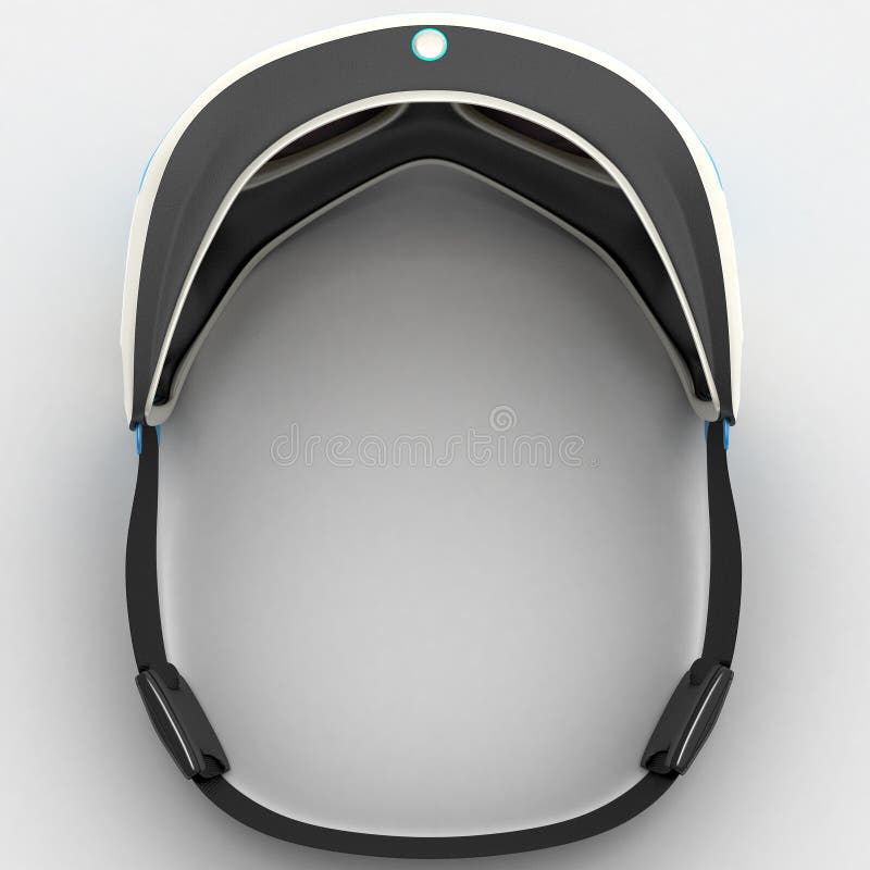 Interactive Glasses Virtual Reality 3D Illustration Stock Illustration ...