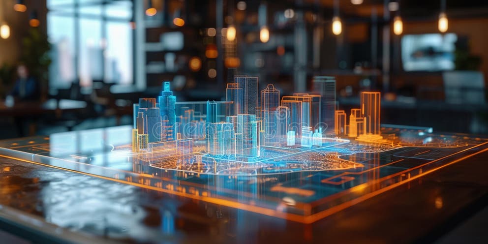 Holographic Interactive Table Stock Illustrations – 188 Holographic ...