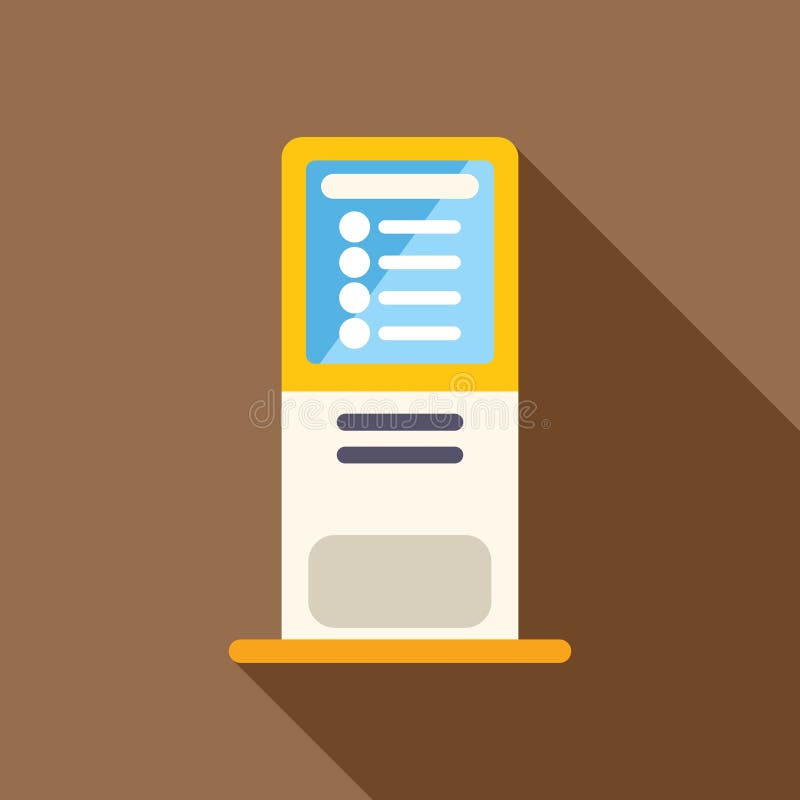 Interactive Information Kiosk Displaying Menu with Buttons and Long ... Interactive Information Kiosk Displaying Menu with Buttons and Long ...