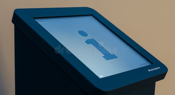 Interactive Information Kiosk Displaying Symbol of Knowledge ...