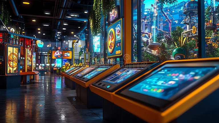 Interactive Kid Zone with Colorful Displays and Engaging Games, Perfect ...