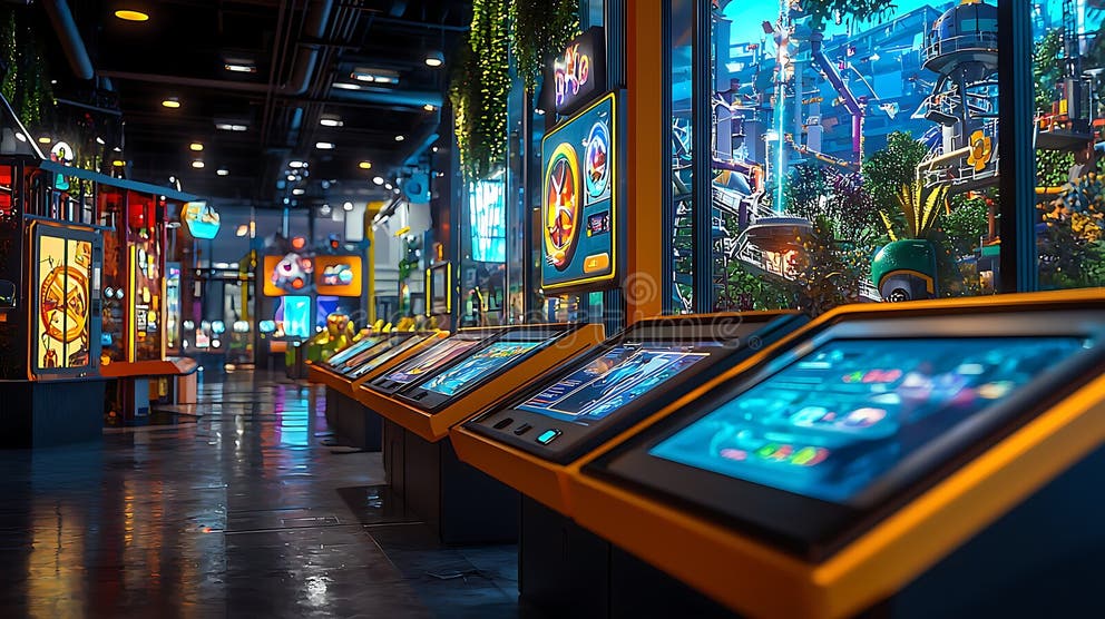 Interactive Kid Zone with Colorful Displays and Engaging Games, Perfect ...