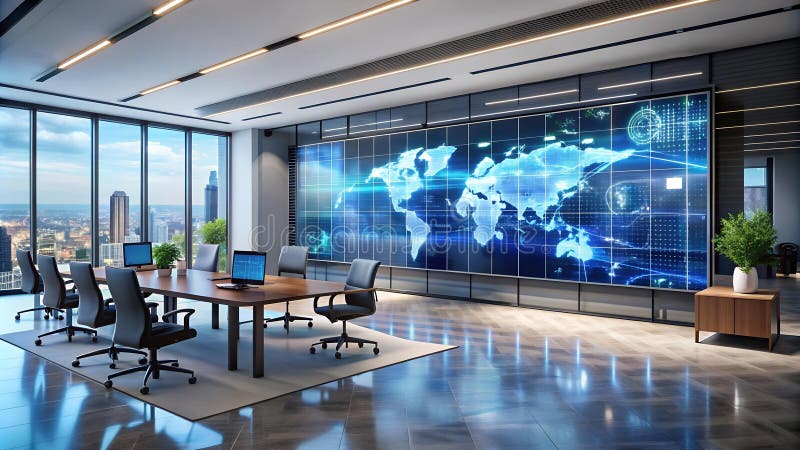 The Interactive Landscape an Open Plan Office with Digital Surfaces and ...