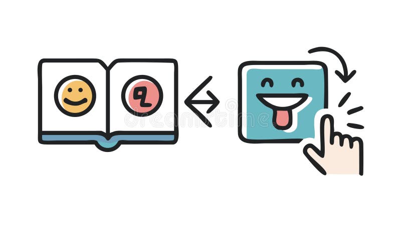 Interactive Learning and Communication, Digital Education, Vector ...