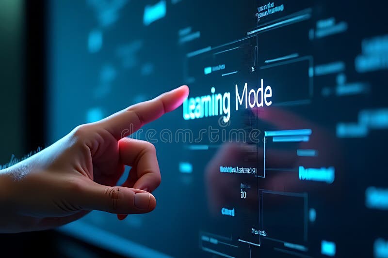Interactive Learning Mode Activation Digital Classroom Screen Display ...