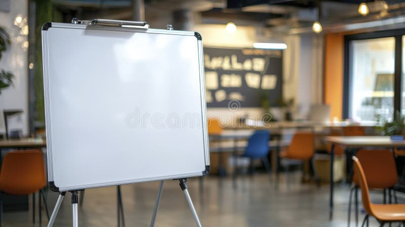 Interactive Learning Session Modern Office Whiteboard Display ...