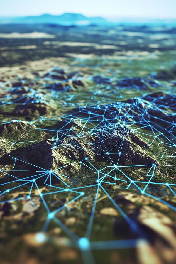 An Interactive-looking 3D Map Illustrating Tourism Hotspots with ...