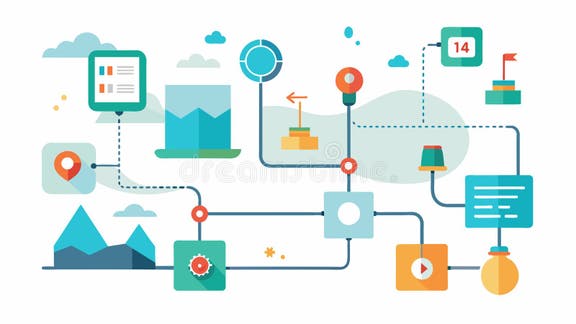 An Interactive Map with Clickable Icons and Information Boxes that ...