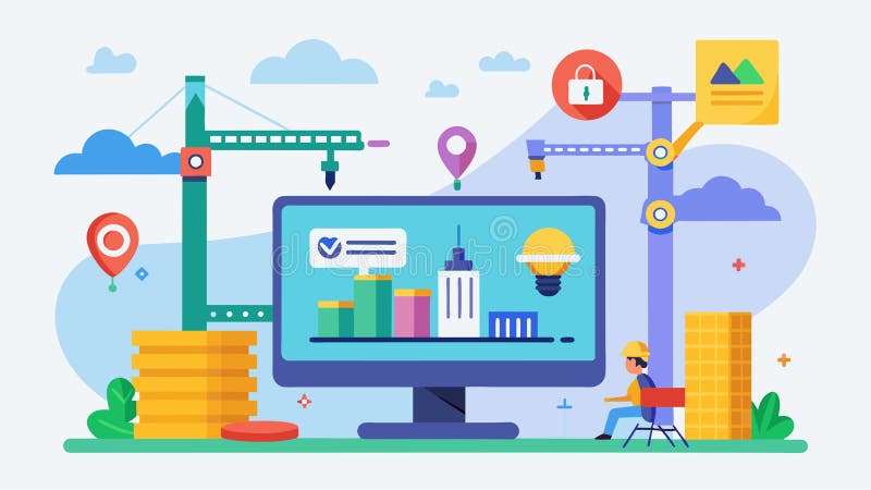 An Interactive Map of the Construction Site Featuring Realtime Updates ...