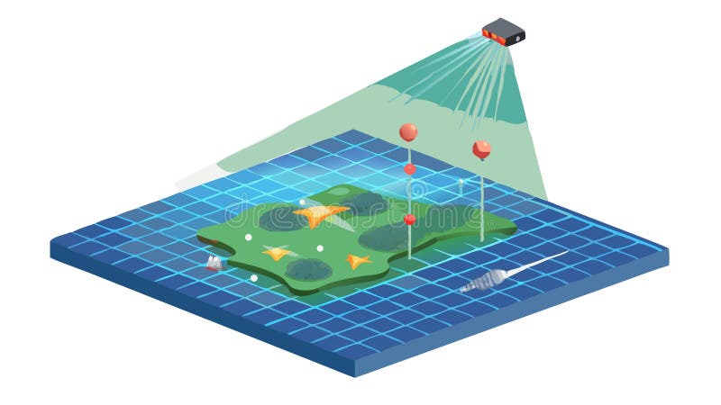 Geospatial Data Projection Stock Illustrations – 106 Geospatial Data ...