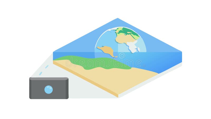 Interactive Map or Location-Based Service, Vector Design Generative AI ...