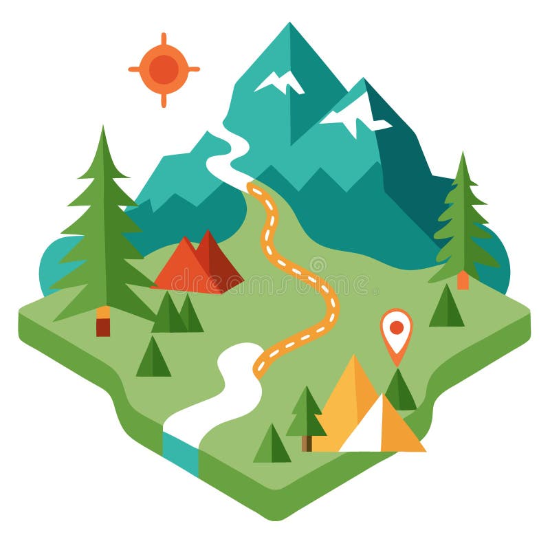 Interactive Maps of Hiking Trails for Camping Exclusive Destinations ...
