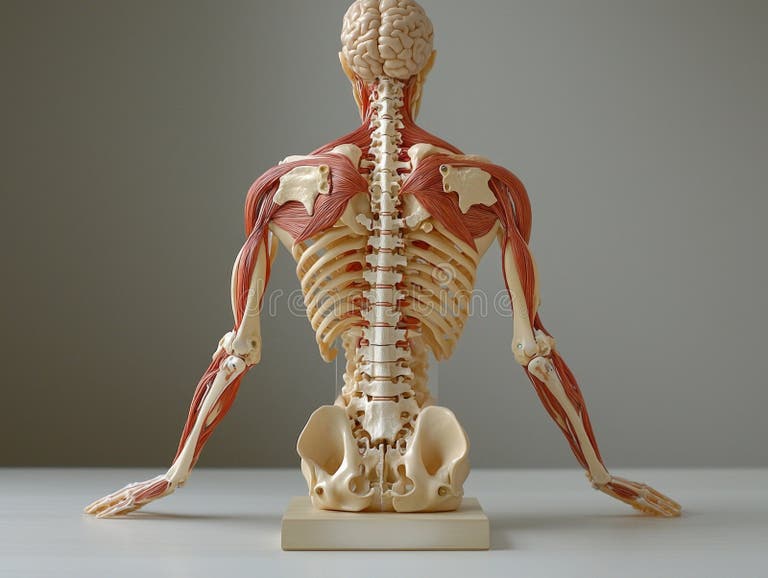 Detailed Interactive Spine Anatomy Model Displayed Neuro Medical Museum ...