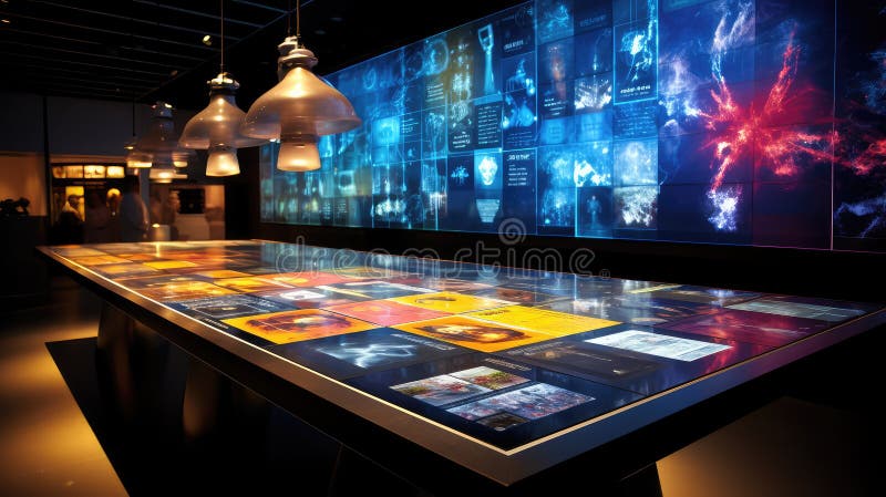 Interactive Periodic Table 3d Stock Illustration - Illustration of ...