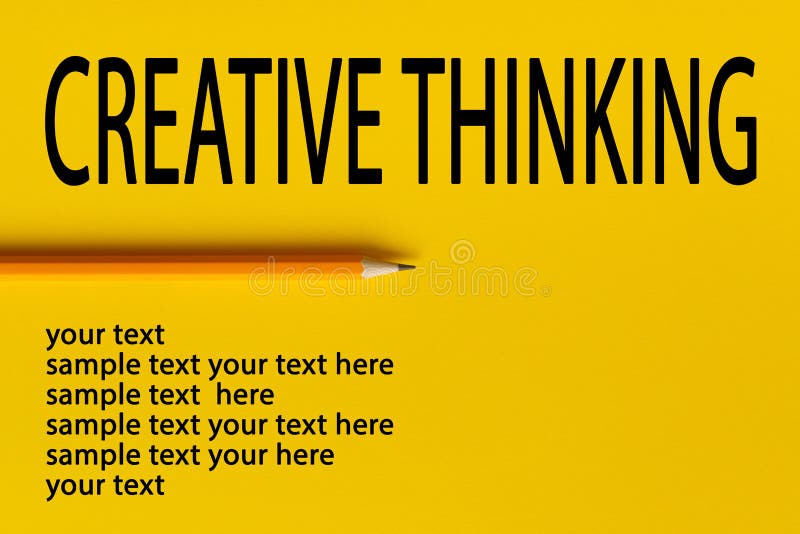 An Interactive Photo Composition of an Orange Pencil and Space for ...