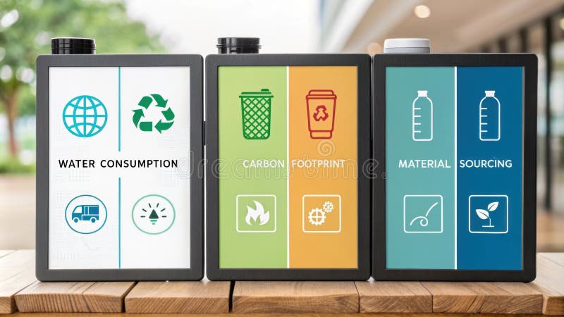 Interactive Product Comparison Tool Displaying Sustainability Metrics ...