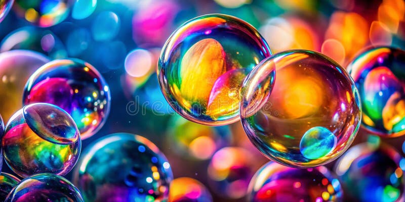 Interactive Quiz Background Vibrant Bubbles Bokeh Lights and Engaging Design for Educational ...