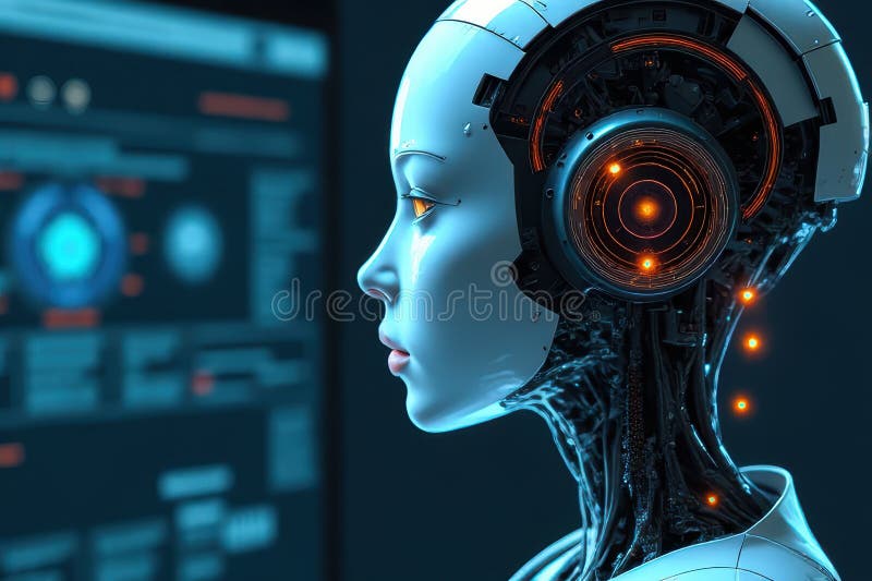 Interactive Robotics Systems Stock Illustration - Illustration of ...