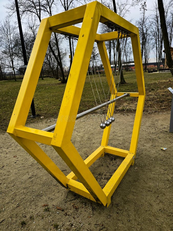 Interactive Science Park Exhibit with Newton& X27;s Cradle, Plasma ...