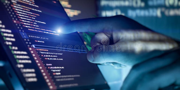 Interactive Software Development and Code Debugging Stock Image - Image of system, inspection ...