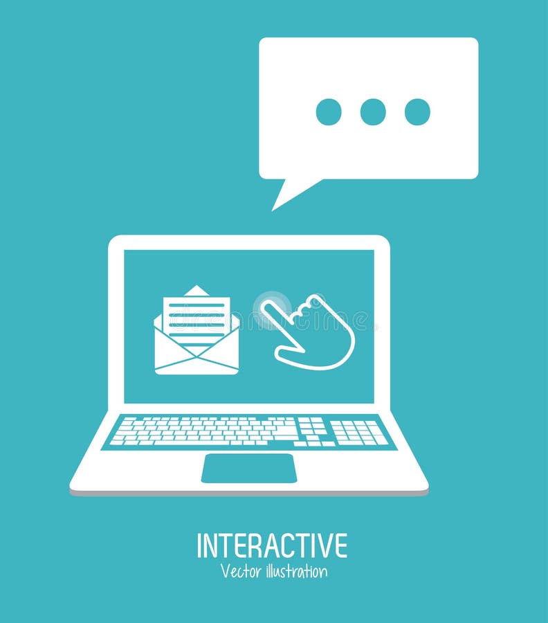 Interactive Technology Design Stock Vector - Illustration of ...