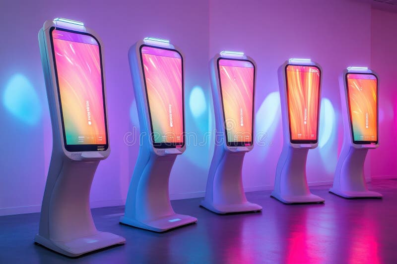 Interactive Touchscreen Kiosks Showcase Cutting-edge Technology in ...