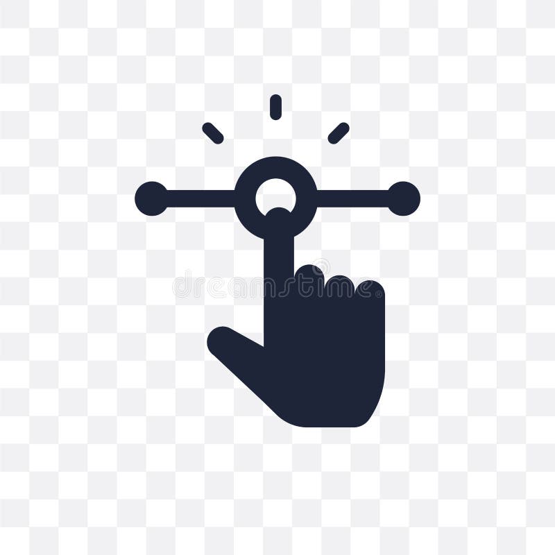 Interactive Transparent Icon. Interactive Symbol Design from Int Stock ...