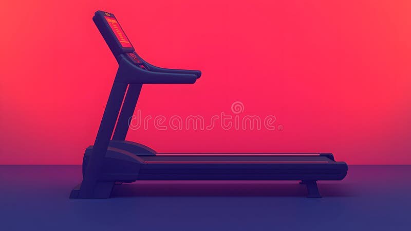 Interactive Treadmill with Vibrant Backdrop Provides an Engaging ...