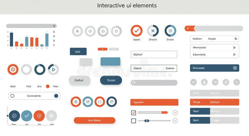Various Interactive Components Stock Illustrations – 217 Various Interactive Components Stock ...
