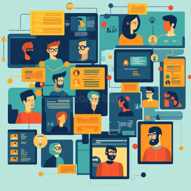 Interactive Virtual Communication Network with Diverse Profiles and ...