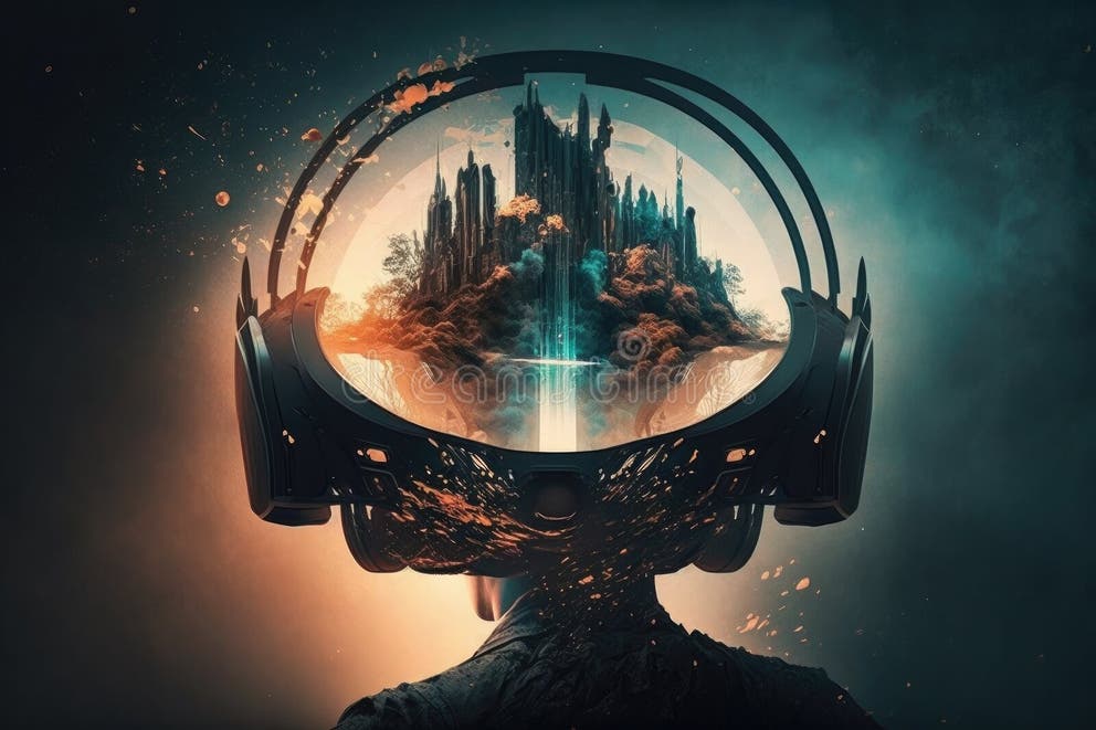 Interactive Virtual Reality World with Futuristic Spin Teleport ...