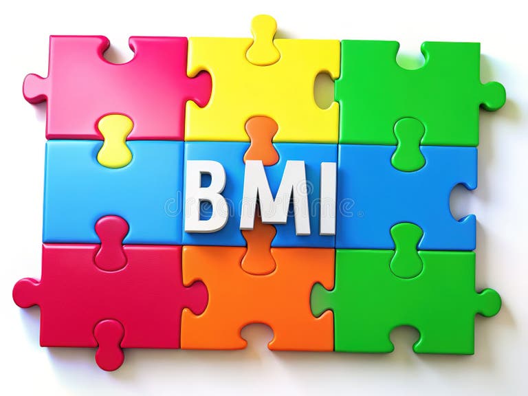 Unlocking Insights into Body Mass Index a Visual Puzzle of Health and Wellness Stock ...