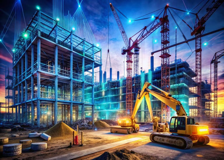 Interactive Visualization of a Futuristic Construction Site Realtime ...