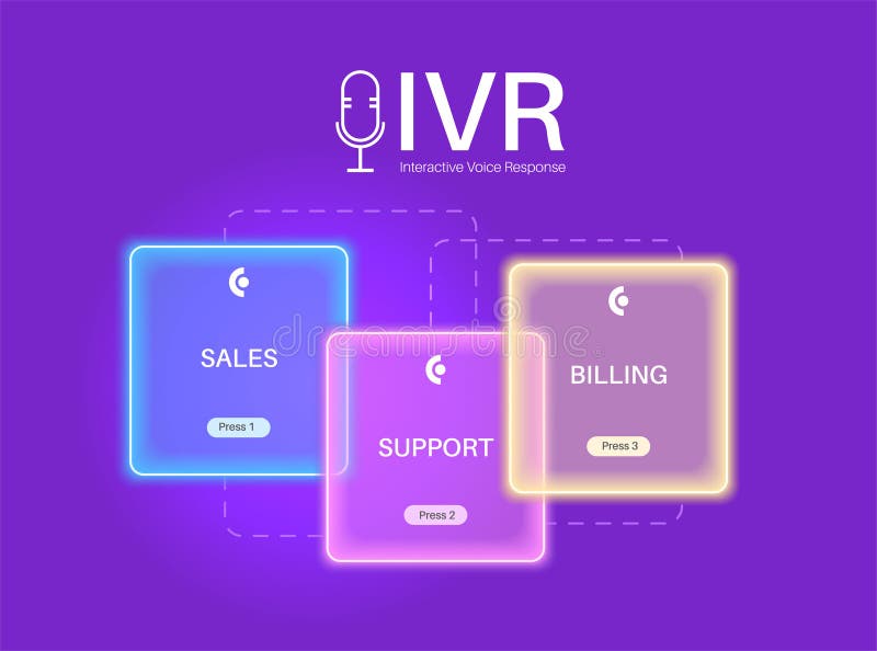 Interactive voice response stock illustration. Illustration of trigger ...
