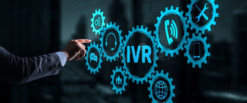 Interactive Voice Response IVR DTMF Telecommunication Concept Stock ...