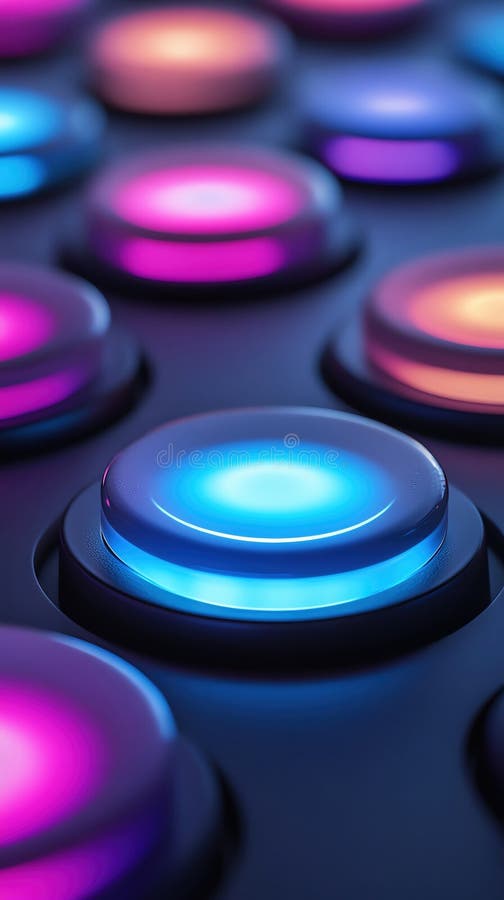 Interactive Volumetric Light 3D Buttons, Designed with Innovative ...