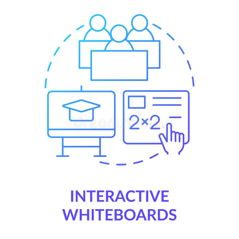 Interactive Whiteboards Stock Illustrations – 97 Interactive ...