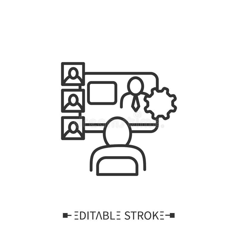 Interactive Workshop. Editable Vector Illustration Stock Vector ...