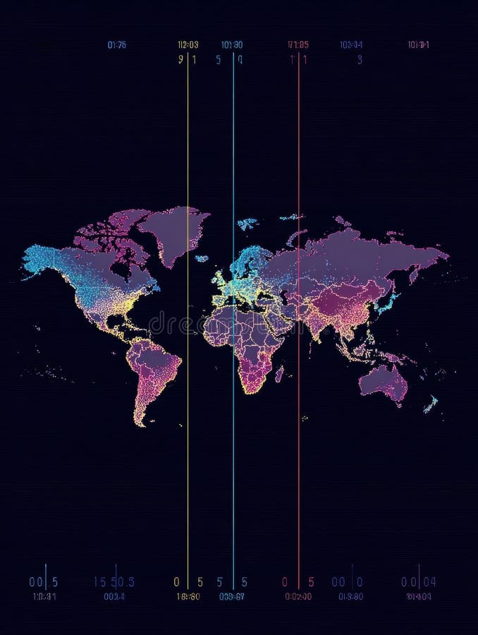 World Timezone Map Stock Photos - Free & Royalty-Free Stock Photos from ...
