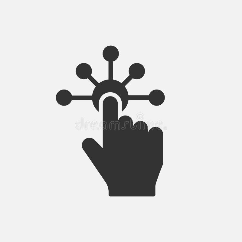 Interactivity Icon Design Template Vector Illustration Stock Vector ...