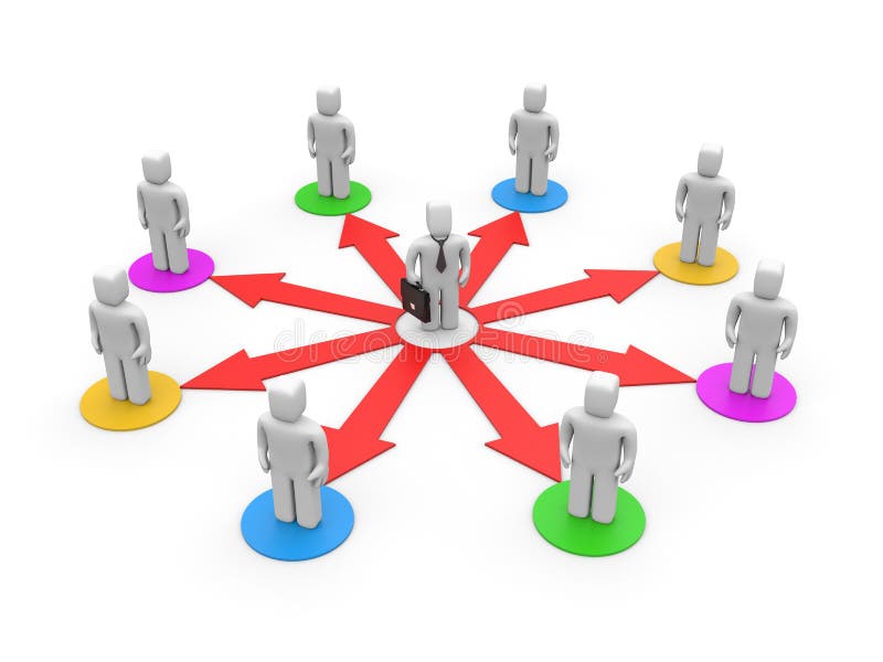 Interazione Aziendale illustrazione di stock. Illustrazione di diretto ...