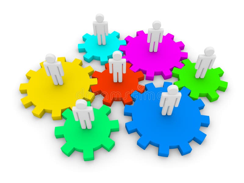 Interazione sociale illustrazione di stock. Illustrazione di azienda ...