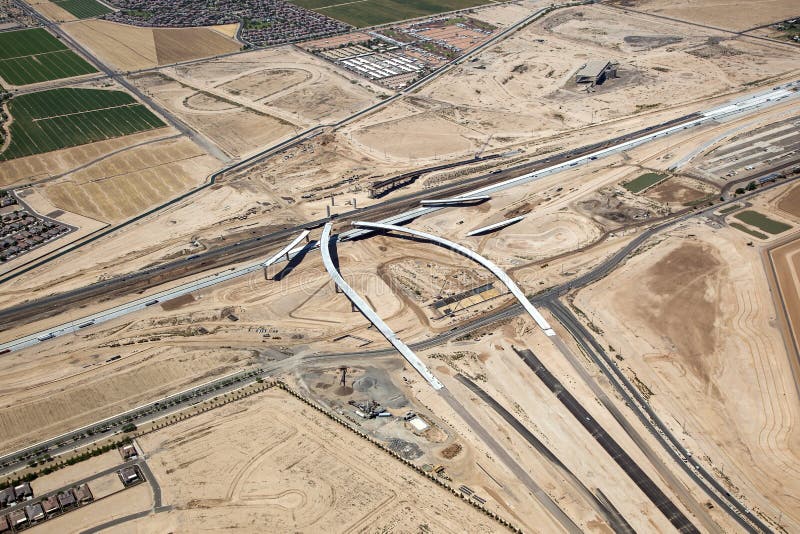 Interchange Construction stock photo. Image of bridge - 32992366