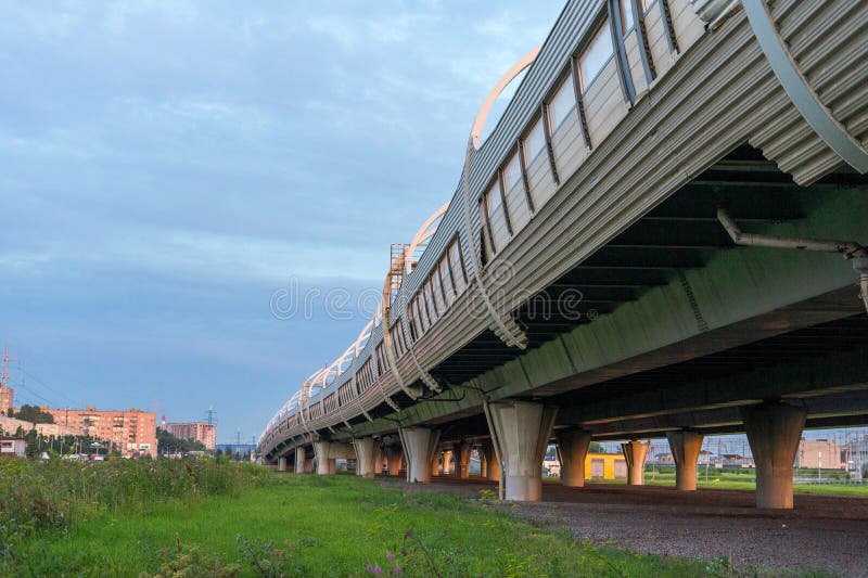 Interchange of the Ring Road in the Form of a Bridge Over the City ...